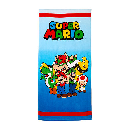 Click here for Super Mario Bowser Blues Beach Towel  One Size  Bl... prices