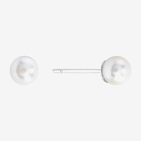 Click here for Sparkle Allure White Simulated Pearl 10mm Round St... prices