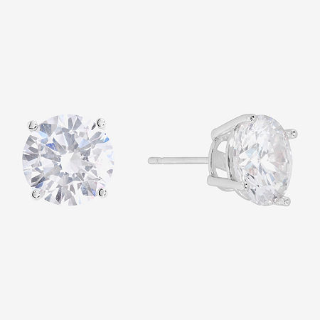 Click here for Sparkle Allure Cubic Zirconia 9mm Round Stud Earri... prices