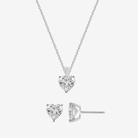 Click here for Diamonart Womens Cubic Zirconia Sterling Silver He... prices