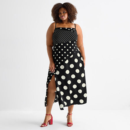 Click here for Ashley Graham Womens Plus Print Mix Slip Dress  0x... prices