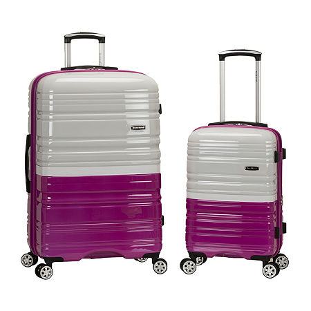 Rockland 2-Pc. Hardside Luggage Set - Pink