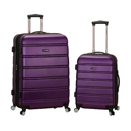 Rockland 2-Pc. Hardside Luggage Set - Purple