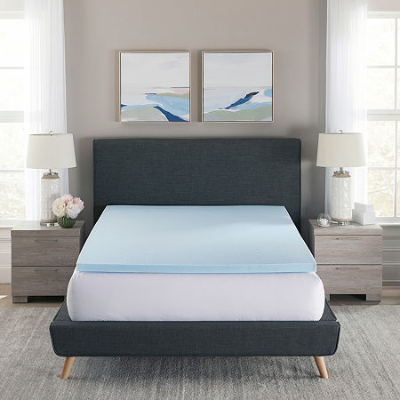 Closeout! ProSleep Gel-Infused 2 Memory Foam Mattress Topper  California King - Blue
