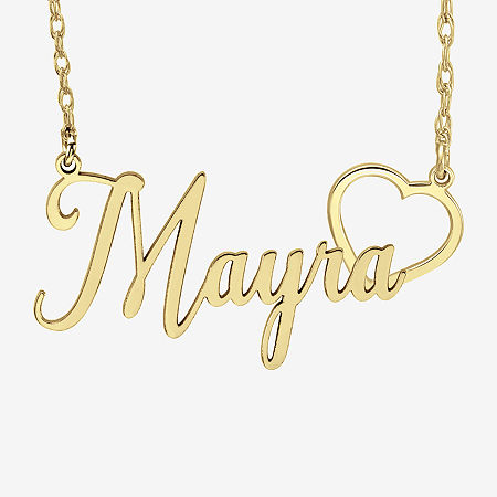 Click here for Personalized Womens 24K Gold Over Silver 18 Inch N... prices