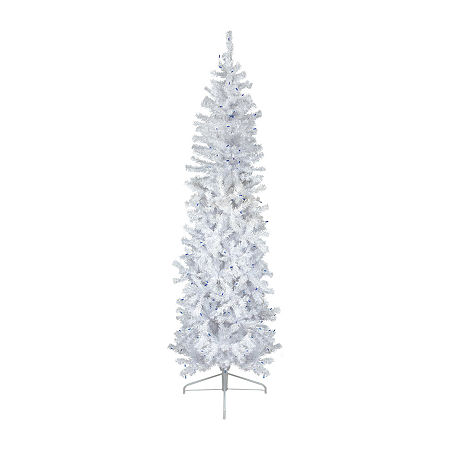 Click here for Northlight Woodbury White Pencil Artificial Blue L... prices