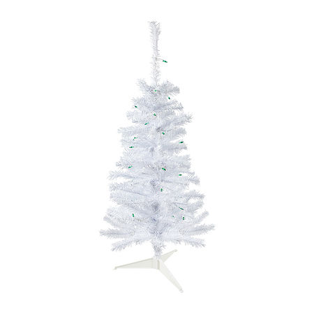 Click here for Northlight Woodbury White Slim Artificial Green Li... prices