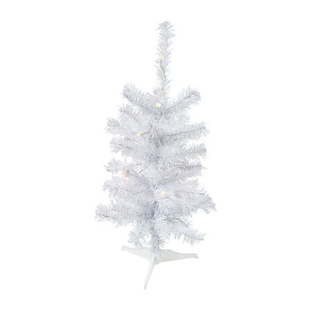 Click here for Northlight Woodbury White Slim Artificial Clear Li... prices