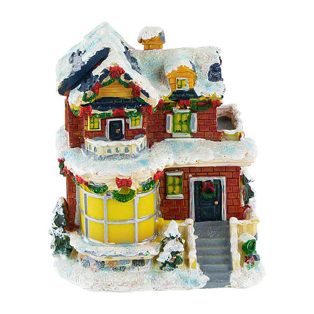 Click here for Northlight 4in Snowy House Decoration Christmas Vi... prices