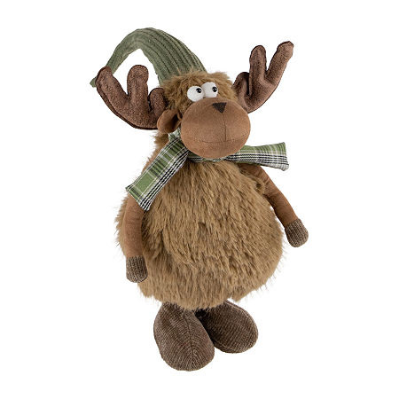 Click here for Northlight 13in Whimsical Standing Moose Decoratio... prices