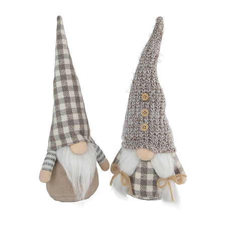 Click here for Northlight Set Of 2 Beige And White Gingham Nordic... prices