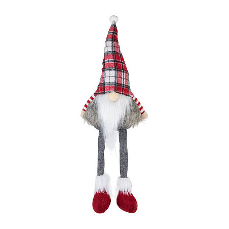 Click here for Northlight 20.5in Red Gray And White Plaid Sitting... prices