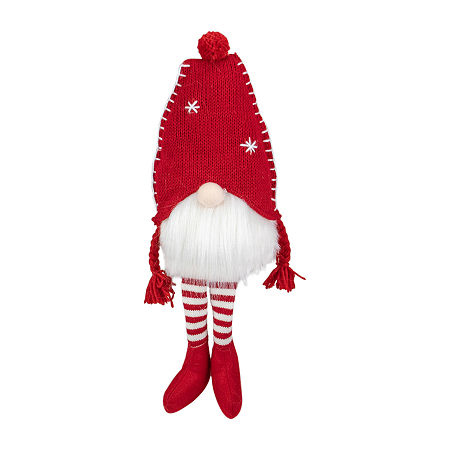Click here for Northlight 18-Inch Plush Red And White Sitting Chr... prices