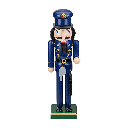 Click here for Northlight 14in Blue And Black Wooden Police Offic... prices