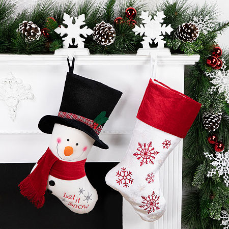 Click here for Northlight 19in Black Red And White Embroidered In... prices