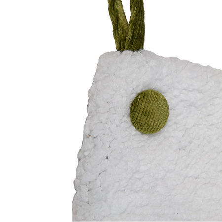 Click here for Northlight 20.5-Inch Green And White Corduroy Chri... prices