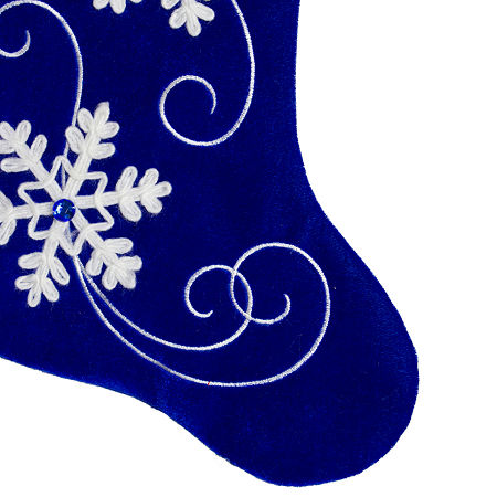 Click here for Northlight 20.5-Inch Royal Blue Velvet And White S... prices
