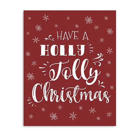 Click here for Lumaprints Holly Jolly Christmas Canvas Art  One S... prices