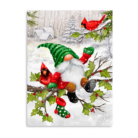 Click here for Lumaprints Gnome On Branch Canvas Art  One Size  W... prices