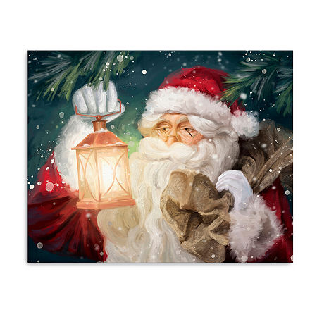 Click here for Lumaprints Christmas Vii Canvas Art  One Size  Red prices