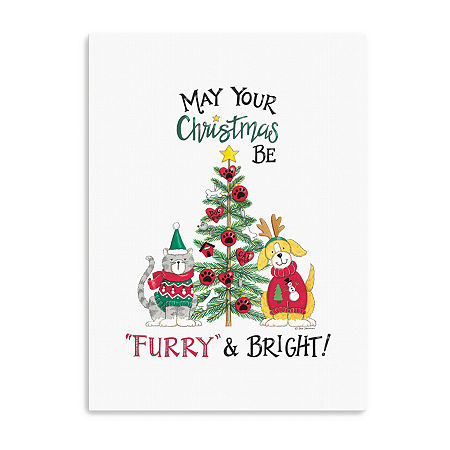 Click here for Lumaprints May Your Christmas Be Furry Canvas Art... prices