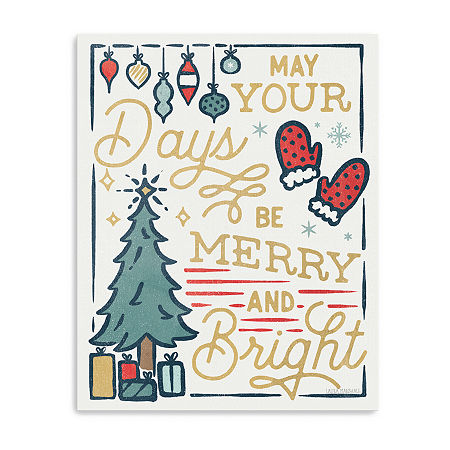 Click here for Lumaprints Christmas Vi Canvas Art  One Size  Whit... prices