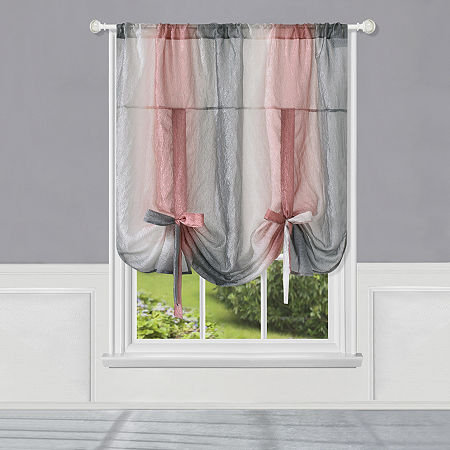 Click here for Ombre Light-Filtering Rod Pocket Single Tie-Up Sha... prices