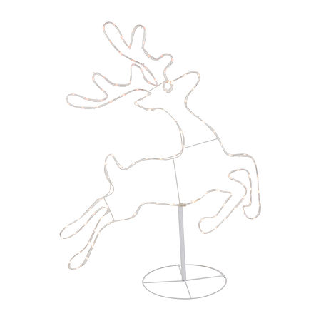 Click here for Northlight 36in Lighted Running Reindeer Silhouett... prices