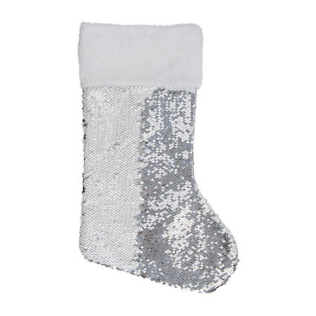 Click here for Northlight 19in White And Silver Sequin With White... prices