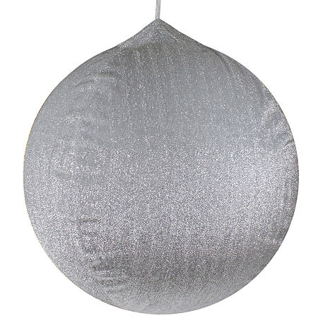 Click here for Northlight 27.5in Silver Tinsel Inflatable Ball Or... prices