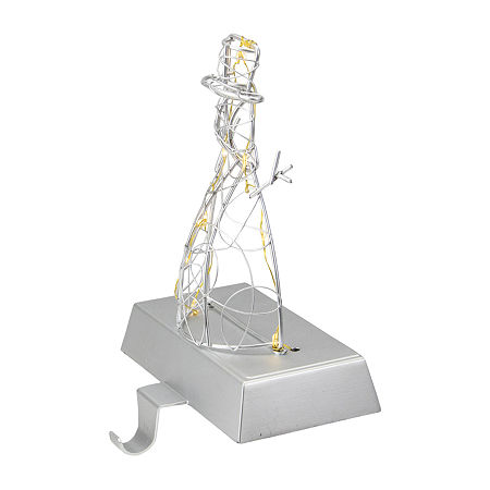 Click here for Northlight 8in Led Lighted Silver Wired Snowman Ch... prices