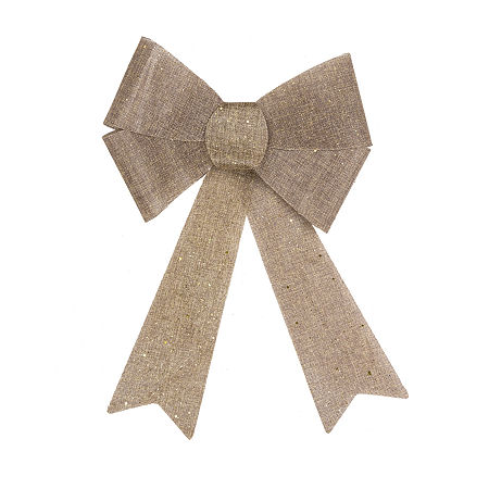 Click here for Northlight 16in Led Lighted Gold Glitter Burlap Bo... prices