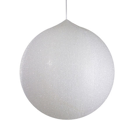 Click here for Northlight 19.5-Inch White Tinsel Inflatable Ball... prices