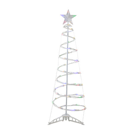 Click here for Northlight 4ft Led Lighted Spiral Cone Tree Multi... prices