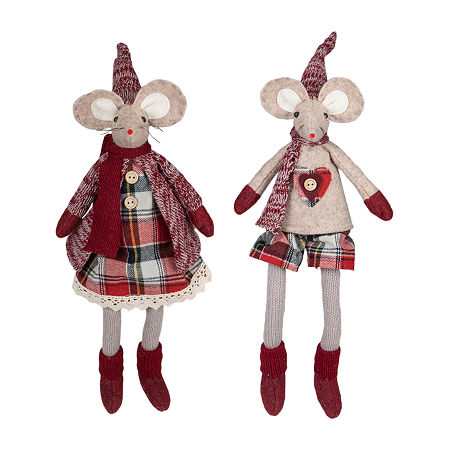 Click here for Northlight Set Of 2 Boy And Girl Sitting Plush Chr... prices
