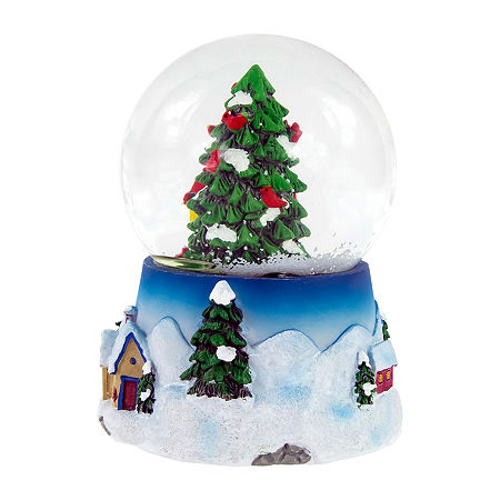 Click here for Northlight 4.75in Snowman With Cardinals Musical C... prices