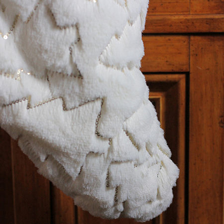 Click here for Northlight 18in White And Gold With Sequined Trees... prices