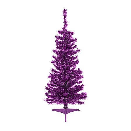 Click here for Northlight Purple Artificial Tinsel Unlit 4 Foot C... prices