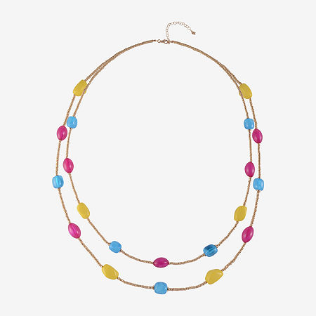 Click here for Mixit Womens 34 Inch Beaded Necklace  One Size  Mu... prices