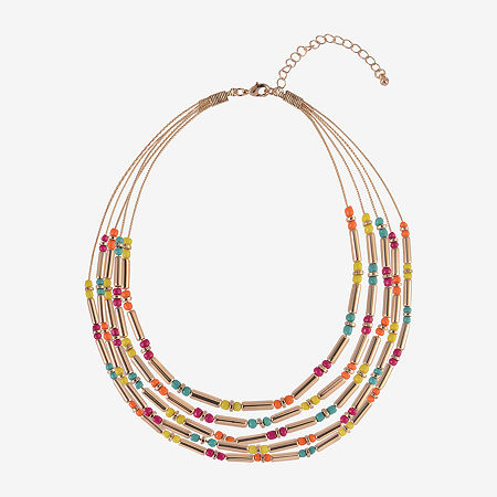 Click here for Mixit Womens 18 Inch Beaded Necklace  One Size  Mu... prices