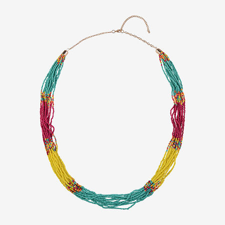 Click here for Mixit Womens 39 Inch Beaded Necklace  One Size  Mu... prices