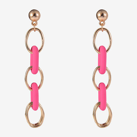 Click here for Mixit Womens Drop Earrings  One Size  Pink prices