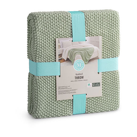 Click here for Martha Stewart Knit Lightweight Throw  One Size  G... prices