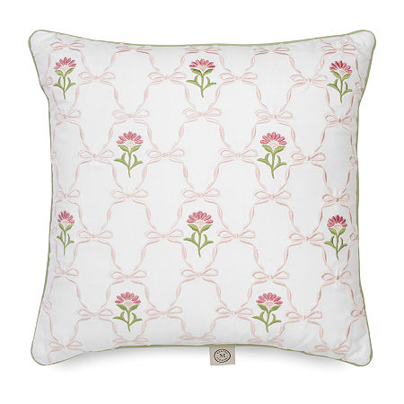 Click here for Martha Stewart Esmerelda Bow Square Throw Pillow... prices