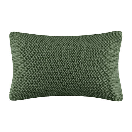 Click here for INK + IVY Bree Knit Oblong Pillow Cover  One Size... prices