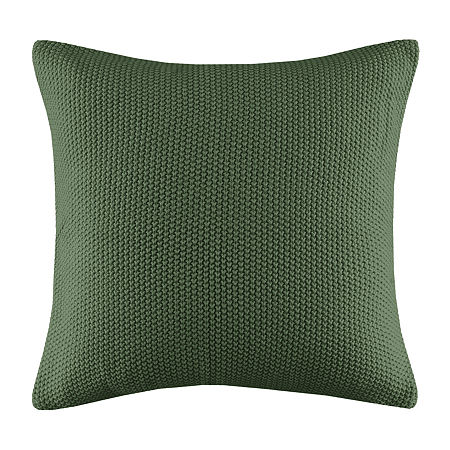 Click here for INK + IVY Bree Knit Square Pillow Cover  One Size... prices