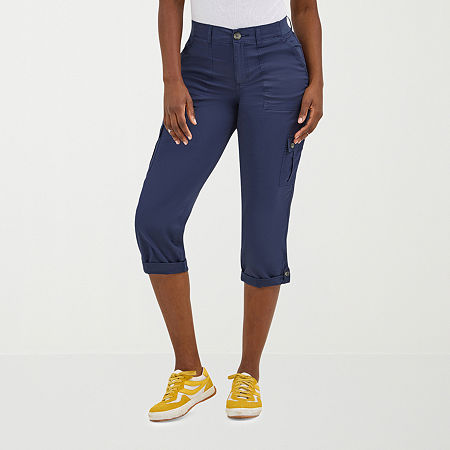 Click here for Lee Womens Flex To Go Mid Rise Cargo Capri Pants... prices