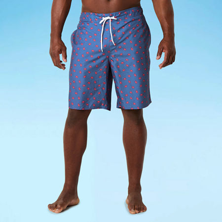 Click here for St. Johns Bay E-Board Big and Tall Floral Swim Sho... prices