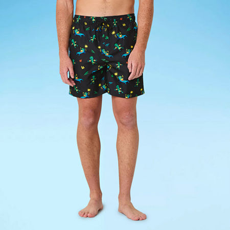 Click here for Burnside Mens Animal Swim Trunks  Small  Black prices