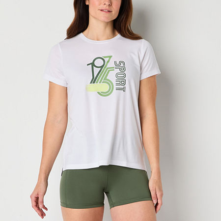 Click here for Xersion Womens Crew Neck Short Sleeve Graphic T-Sh... prices